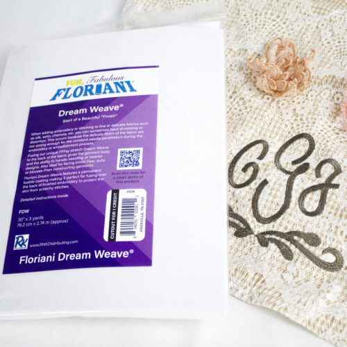 Floriani Dream Weave Fusible - 30" x 3yds, white - Floriani