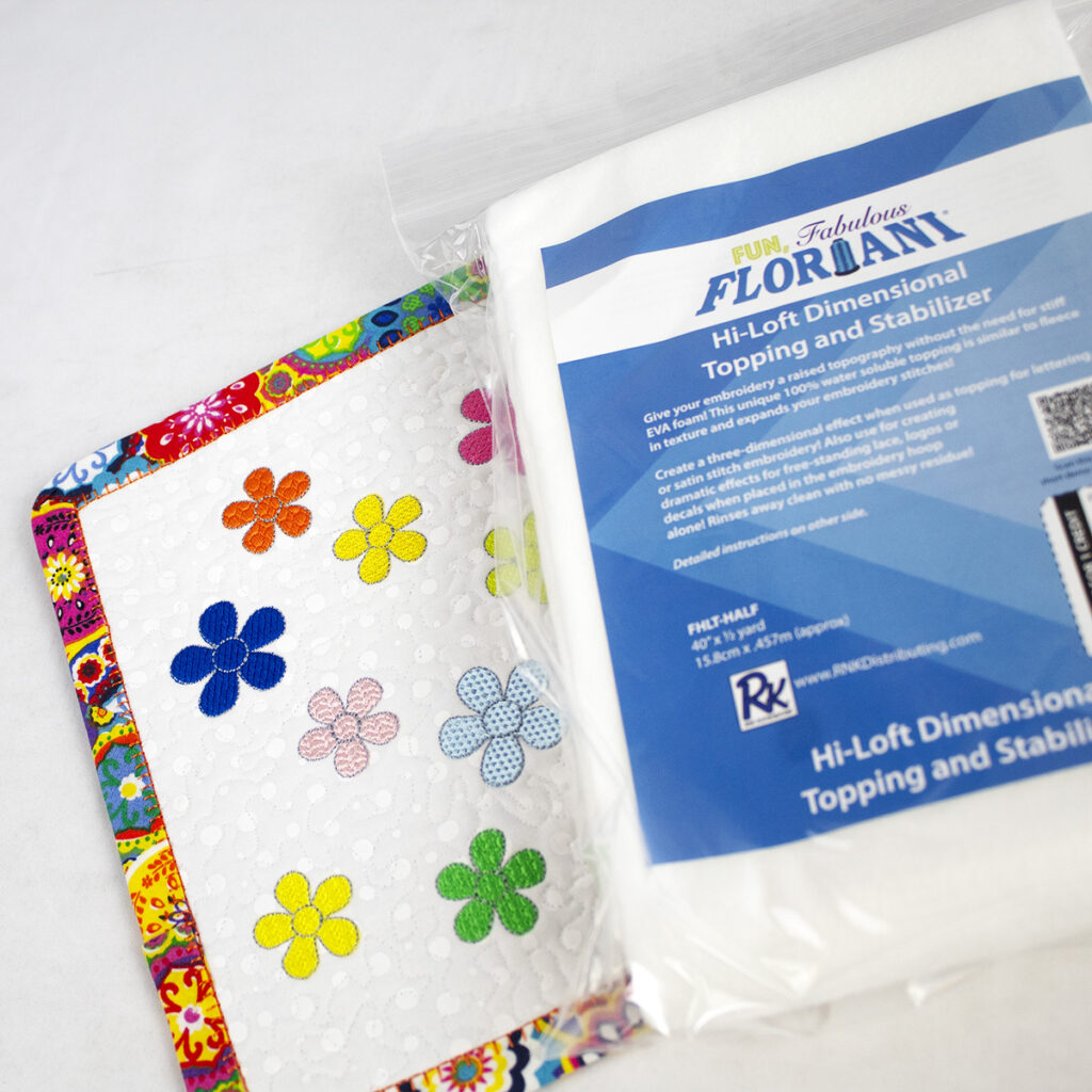 Floriani Hi-Loft Dimensional Topping and Stabilizer, 40" x 1/2yd - Floriani