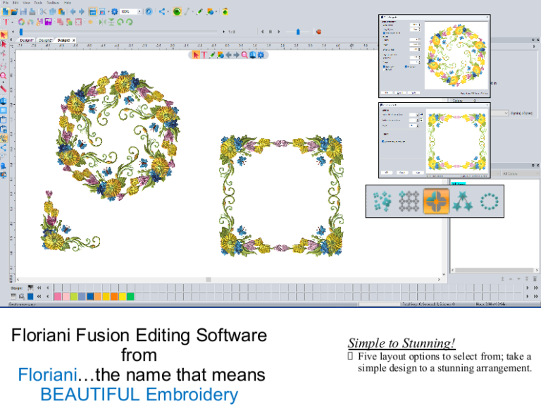 Floriani Fusion Software - Floriani