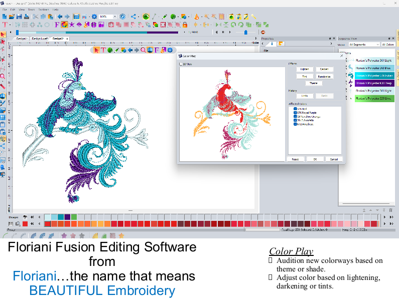 Floriani Fusion Software - Floriani