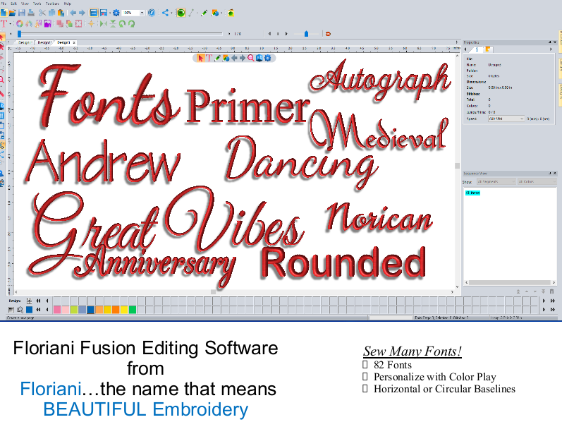Floriani Fusion Software - Floriani