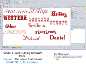 Floriani Fusion Software - Floriani