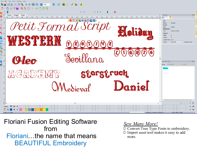 Floriani Fusion Software - Floriani