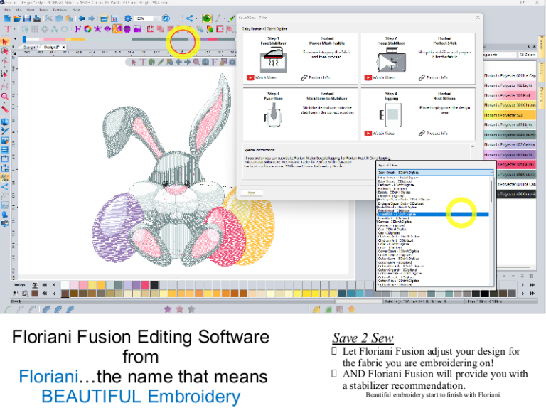 Floriani Fusion Software - Floriani
