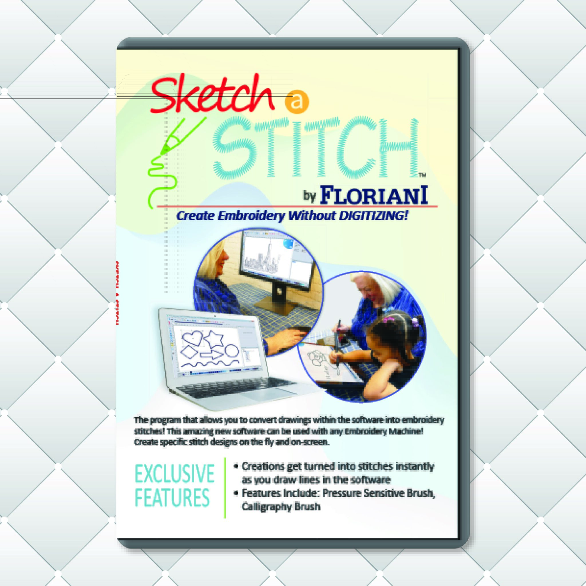 Floriani Sketch A Stitch Software - Floriani