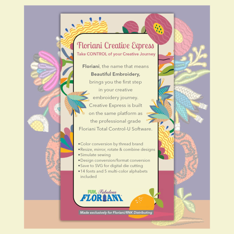 Floriani Creative Express Software - Floriani