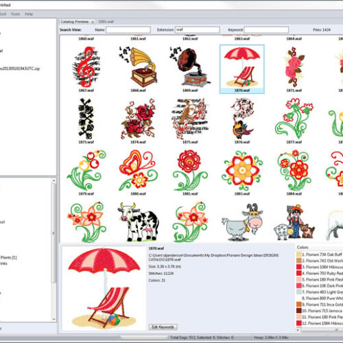 Floriani My Design Album Software - Floriani