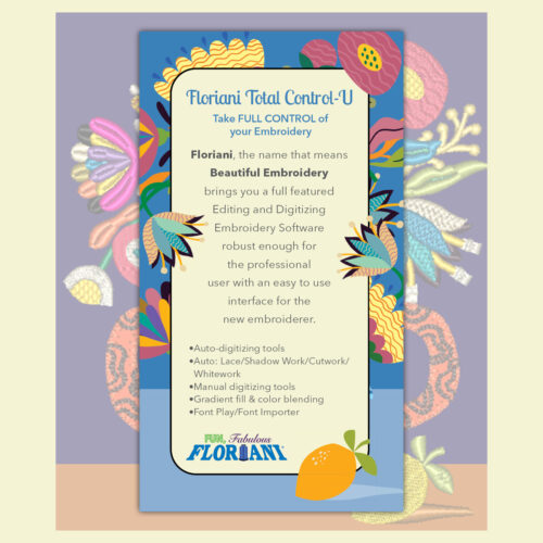 Floriani Total Control U Software - Floriani