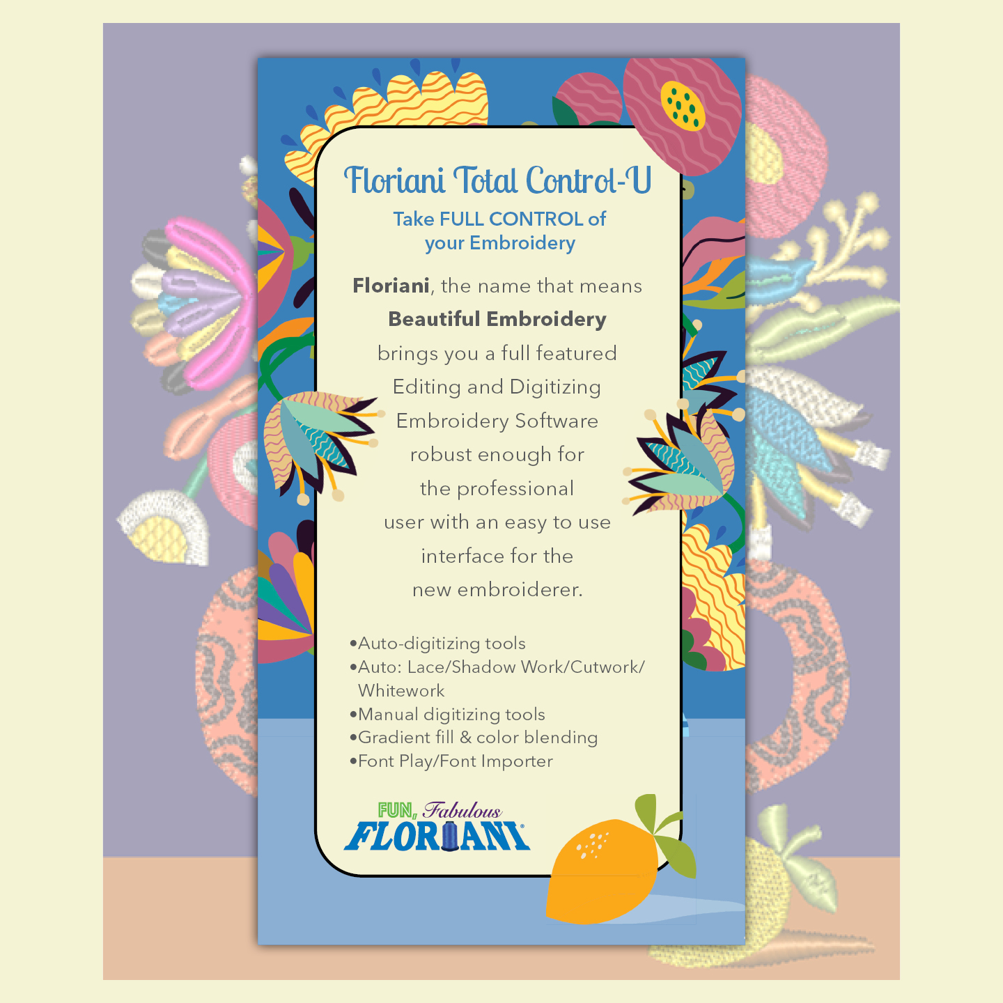 Floriani Total Control U Software - Floriani