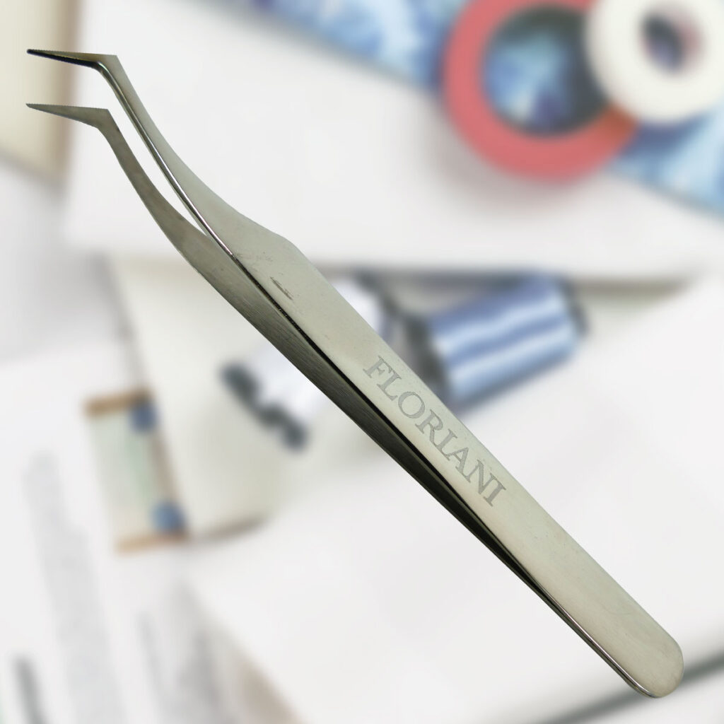 Floriani Precision Angle Tweezers - Floriani