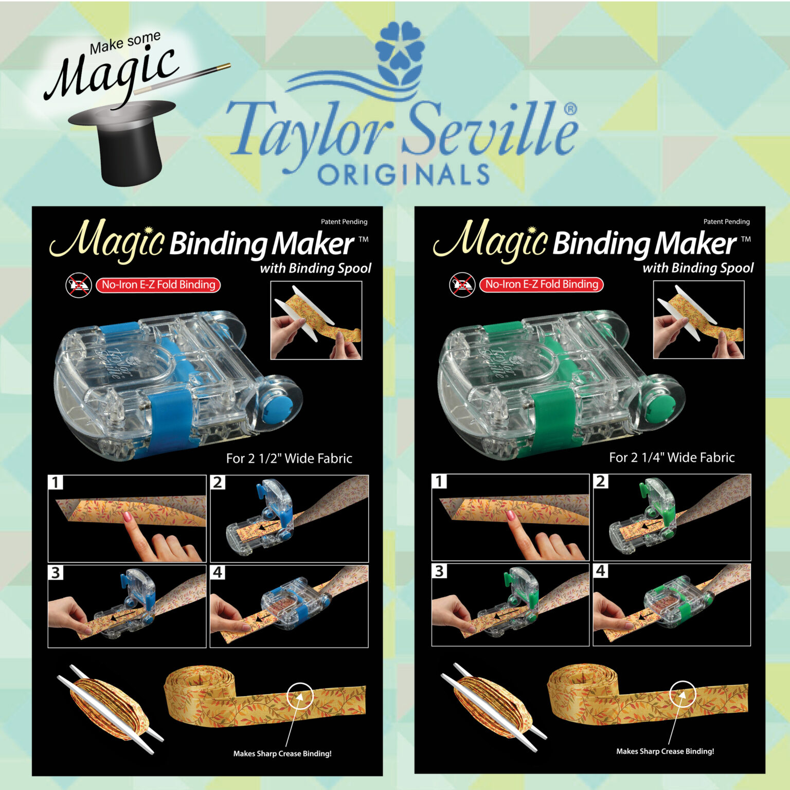 Taylor Seville Magic Binding Maker - 2 1/2" - Floriani
