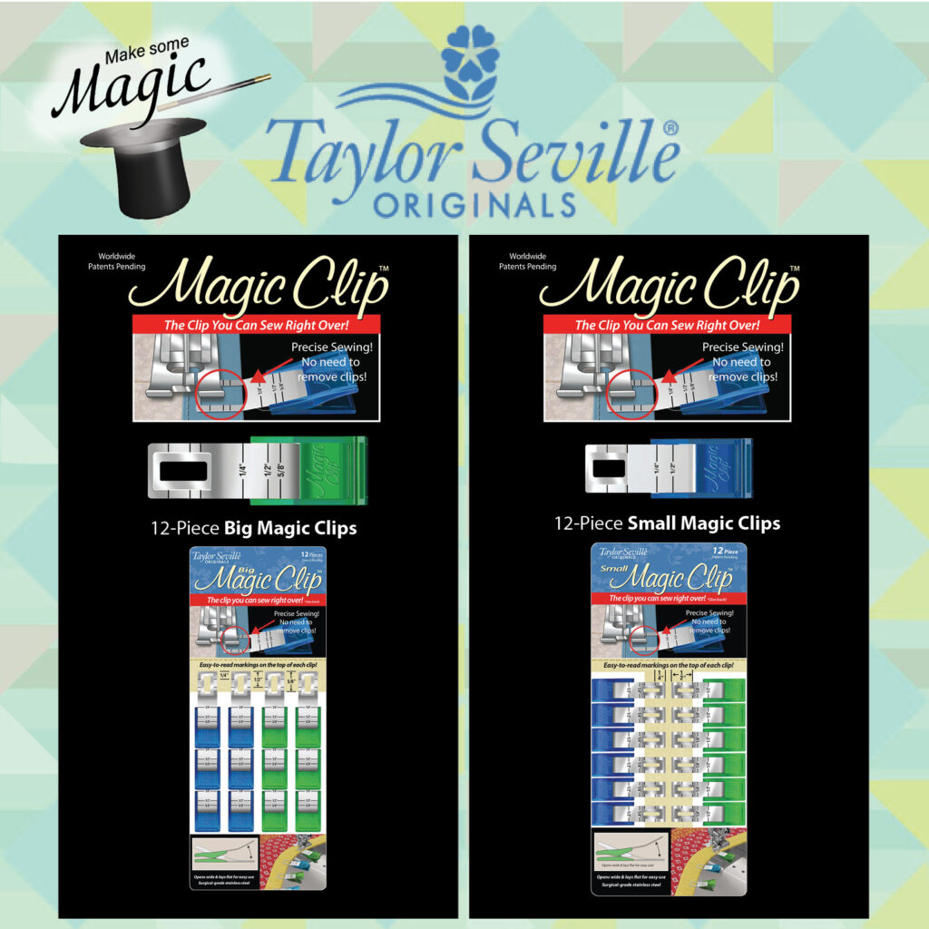 Taylor Seville Magic Clips - Small, 12pcs - Floriani