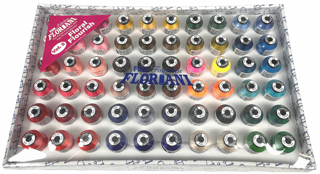 Floriani 60 Spool Set - Vol 5: Floral Flourish - Floriani