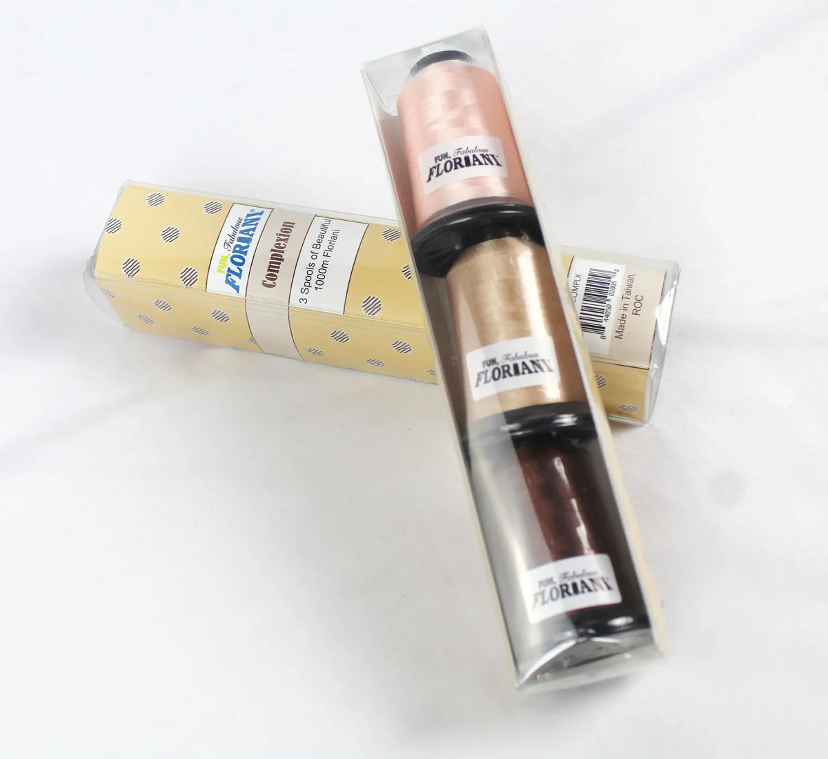 Floriani 3 Spool Embroidery Thread Set - Complextion Flesh Tones - Floriani