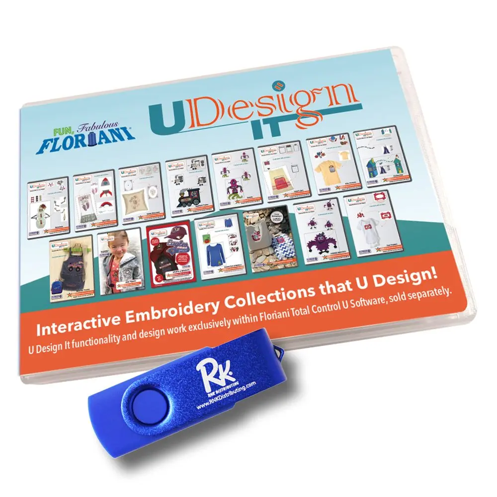 Floriani U-Design It - all 15 Design Collections on a USB - Floriani